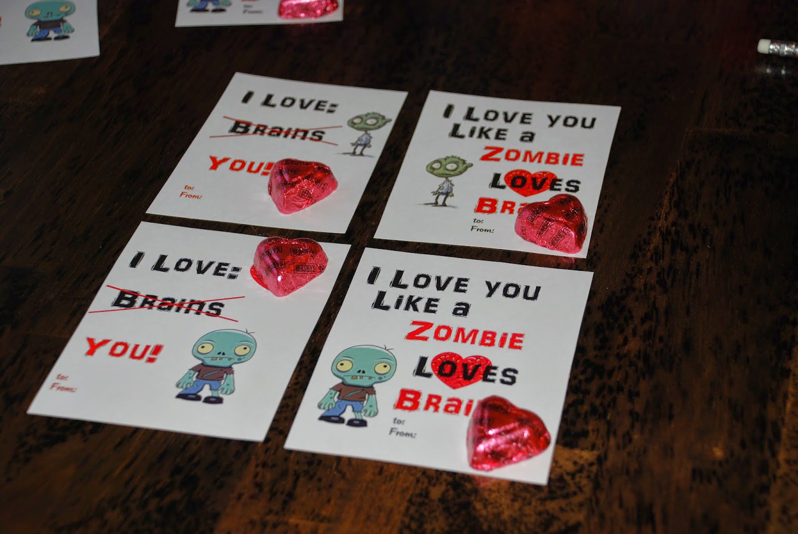 Tada's Kooky Kitchen: Zombie Valentines