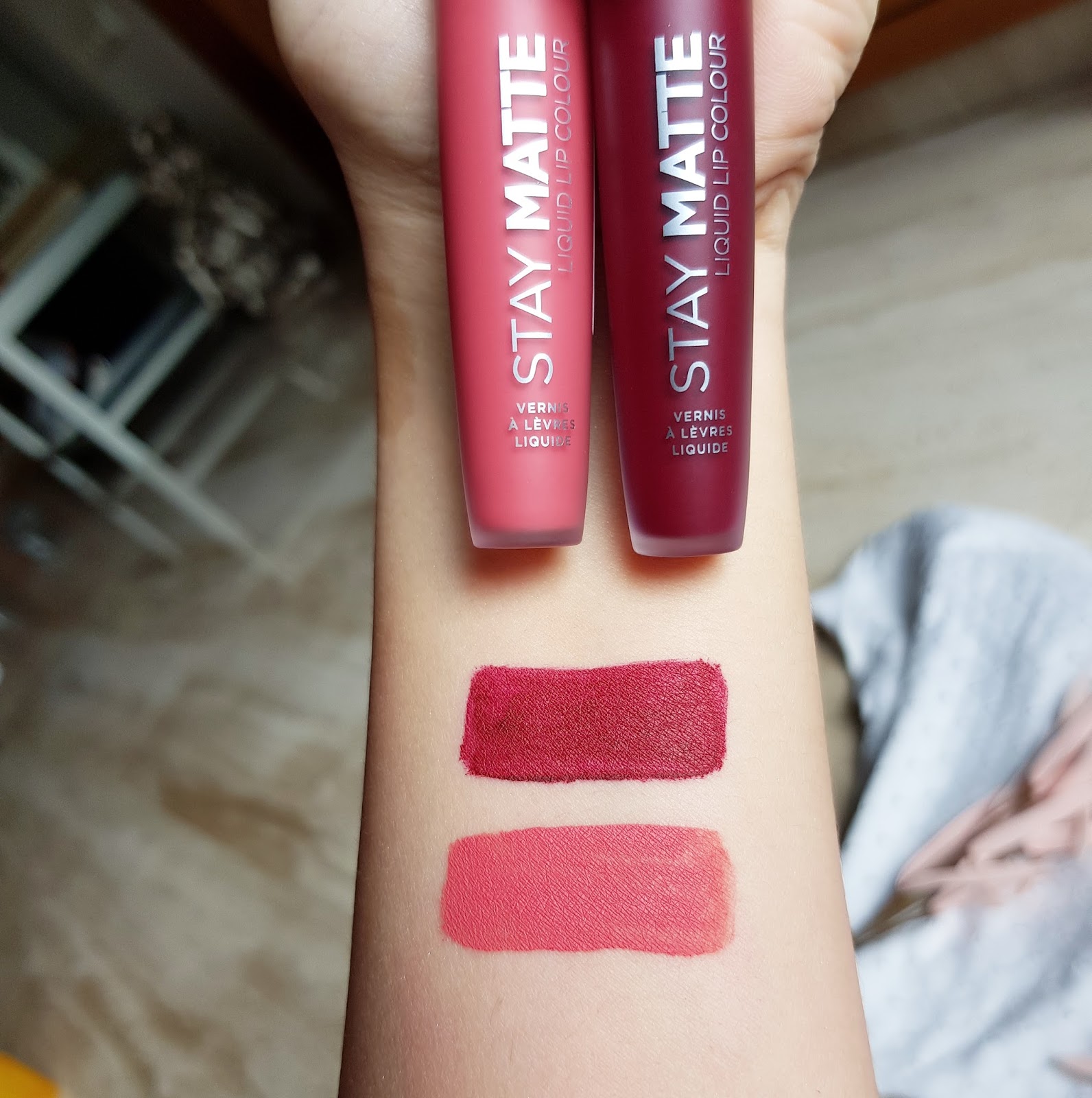 Ridzi Makeup Rimmel Stay Matte Liquid Lipstick Swatches Review