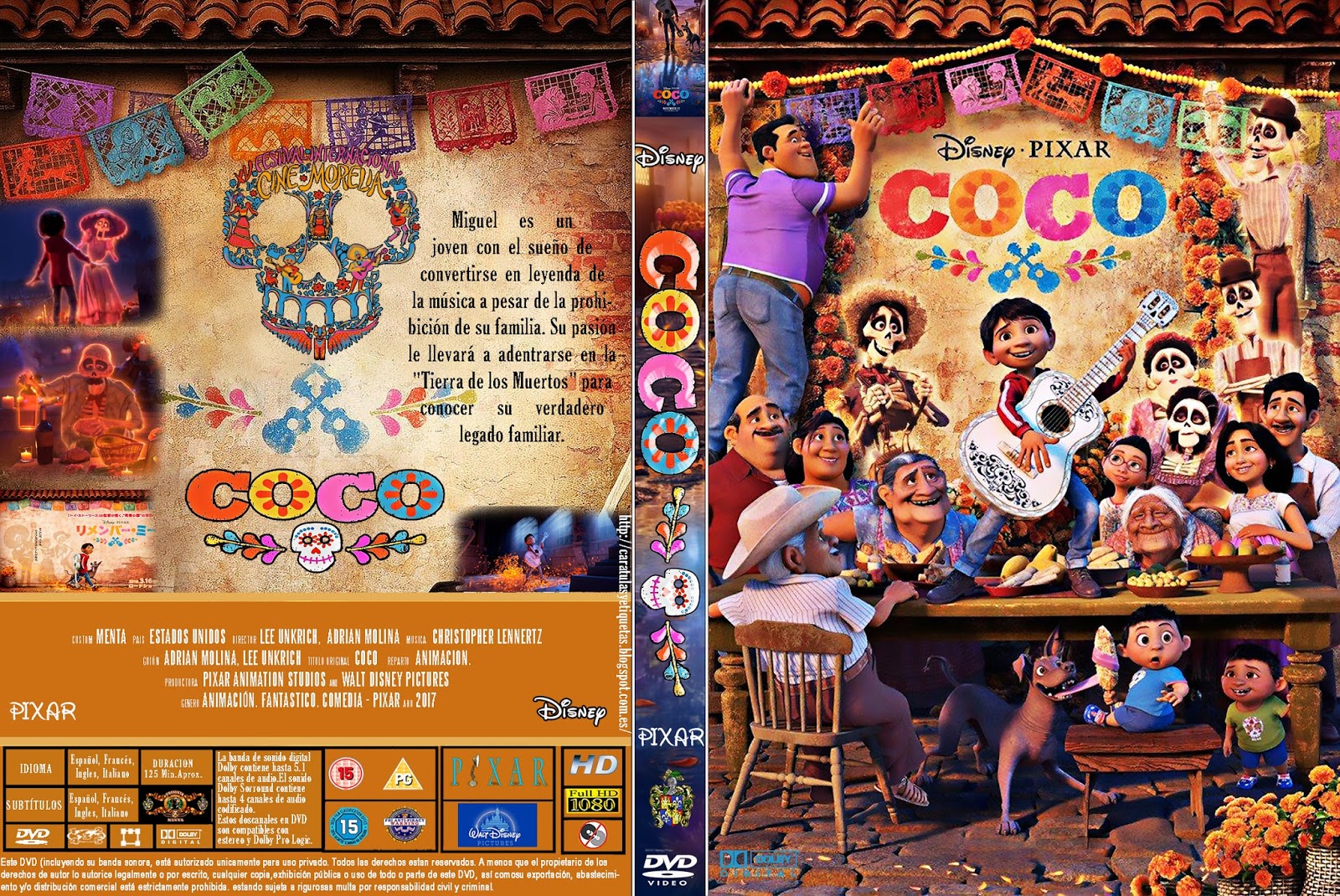 Coco DVD CLON | Peliculas Y Series DVD VENTA Uman-Merida