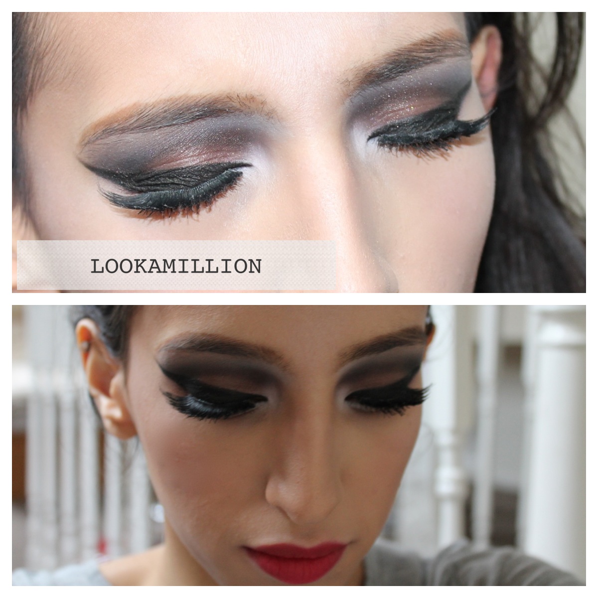 LOOKAMILLION : Exaggerated cat eye makeup: Catwalk inspired