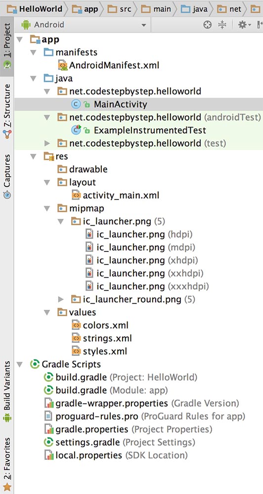 Create Your First Android APP