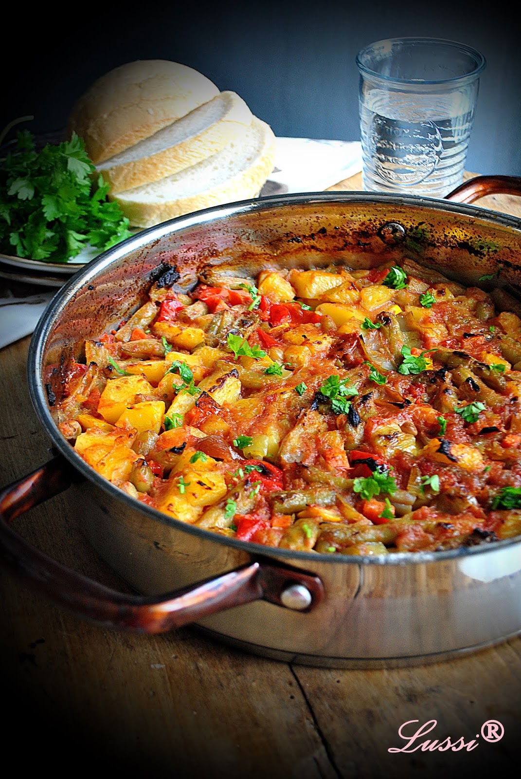 Lussi`s World of Artcraft: Летен зеленчуков гювеч ( постно / веган ...