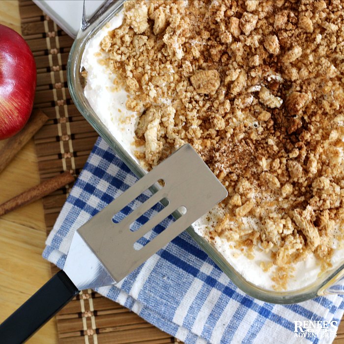 No Bake Apple Cinnamon Oreo Delight | Renee's Kitchen Adventures