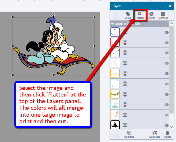 Capadia Designs: Disney Characters Print Then Cut with Cricut Explore ...