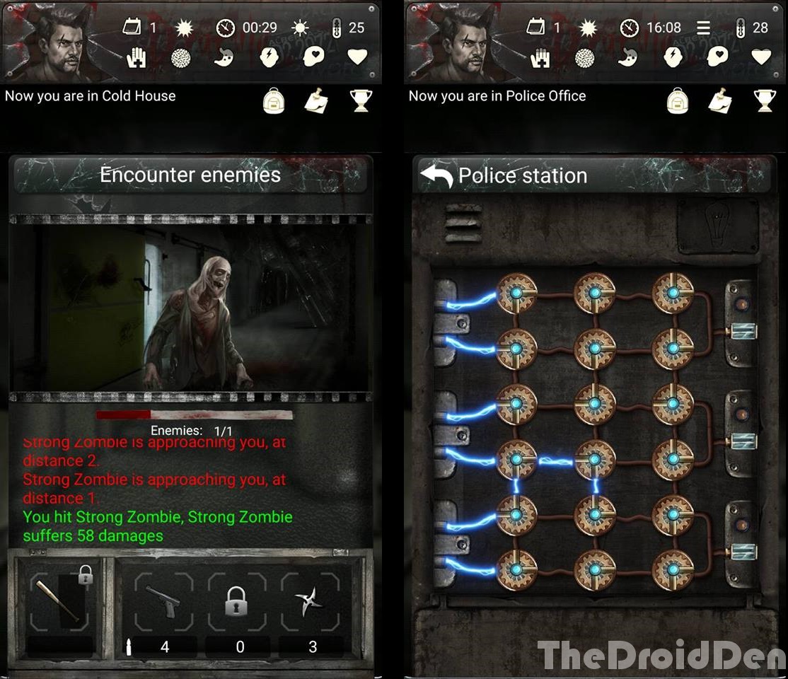 The Droid Den: [REVIEW] Infected Zone: Zombie Survival is text based ...