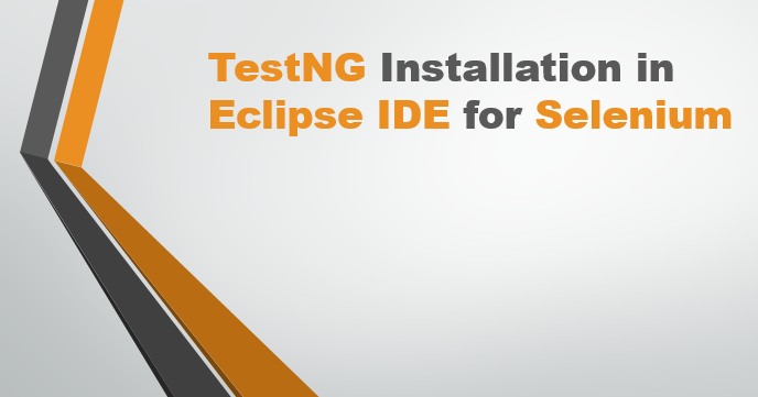 Selenium By Arun Installing Testng In Eclipse Ide For Selenium