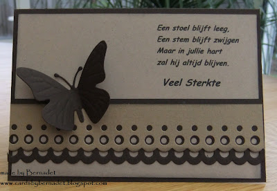 Cards by Bernadet: Condoleance kaarten