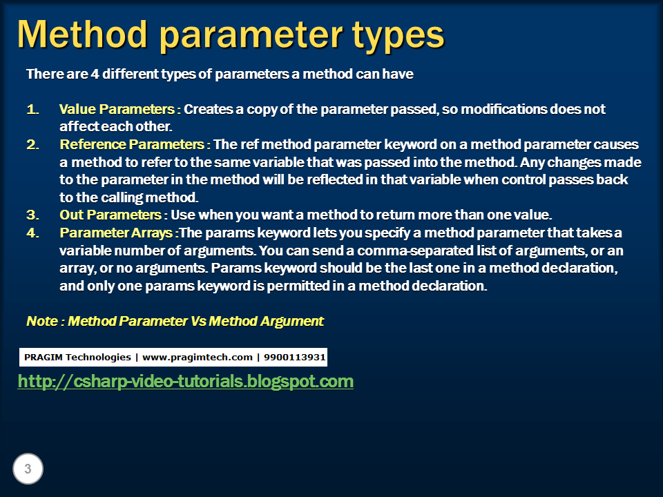 Sql server, .net and c# video tutorial: Part 17 – Different types of ...