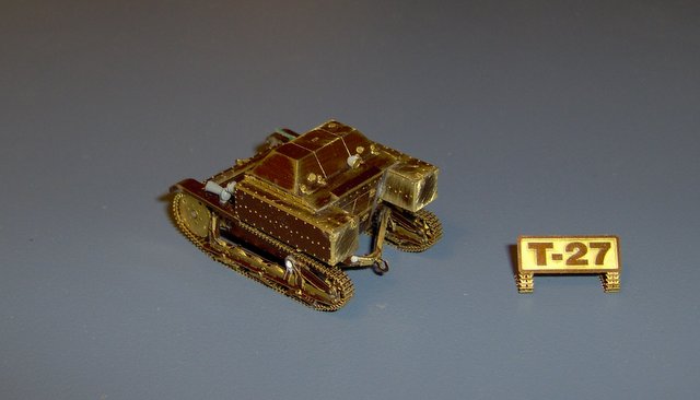 Gulumik Military Models: Soviet Tankette T-27 1/72 Part A009-72