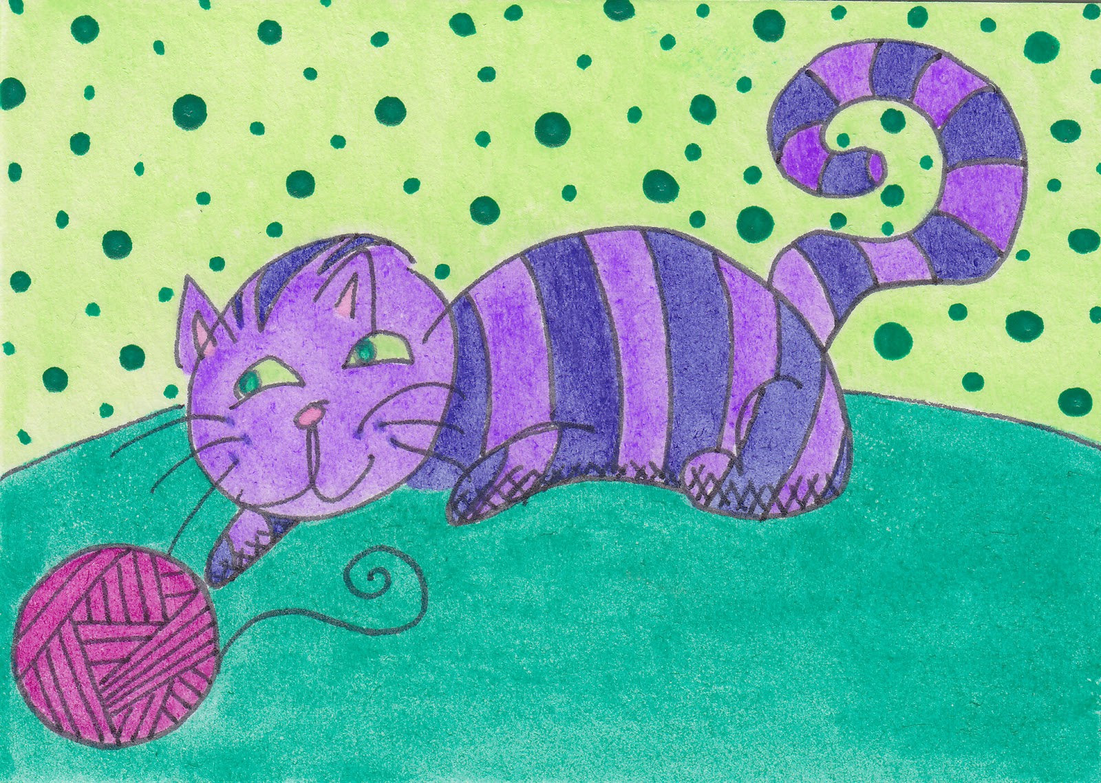 sunkissed corner: Blind Drawing Cats Swap