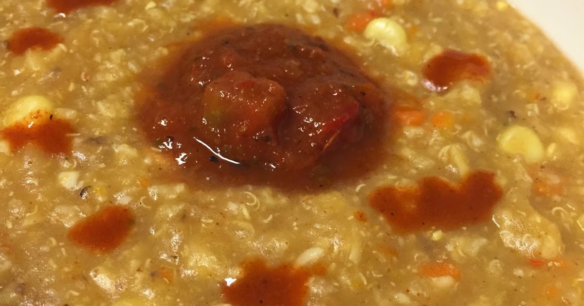 Amy's Nutritarian Kitchen: Aztec Corn and Quinoa Chowder