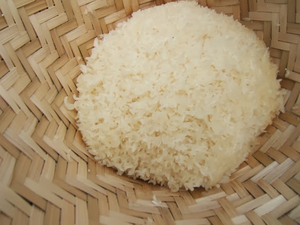 How to Make Laotian Sticky, Sticky Rice Asian Cooking Recipe Cuisine