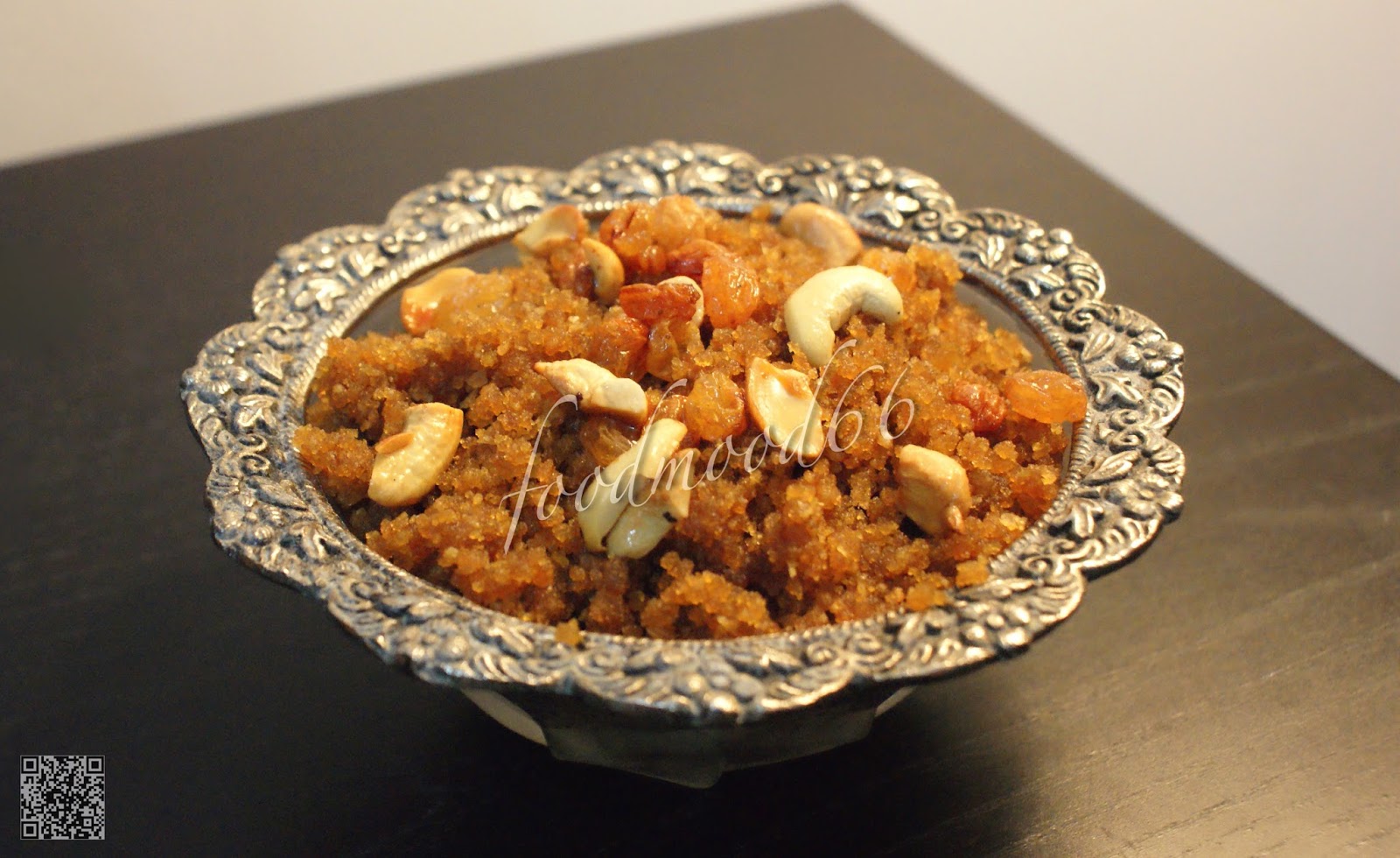 Flattened rice dessert (Aval Puttu)