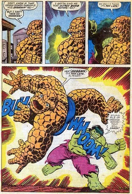 "Hero Envy" The Blog Adventures: HULK VS THING