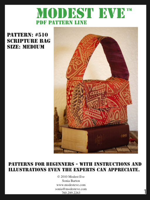 ModistaModesta: New LDS Scripture Bag patterns & Giveaway