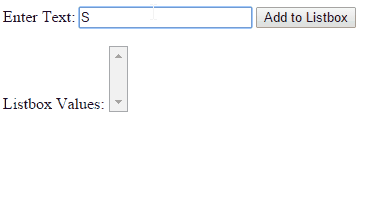 Add (Send) TextBox Values to ListBox in ASP.Net on Button Click using ...