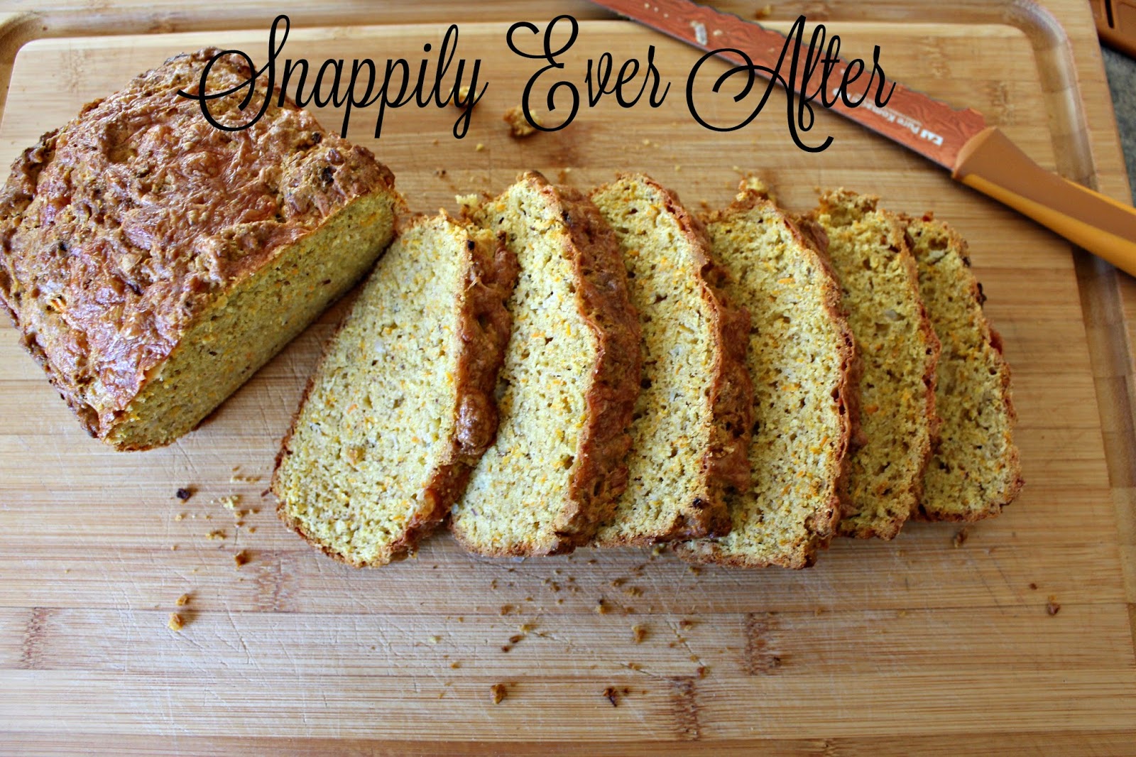 Snappily Ever After: Gouda, Carrot and Cumin Bread