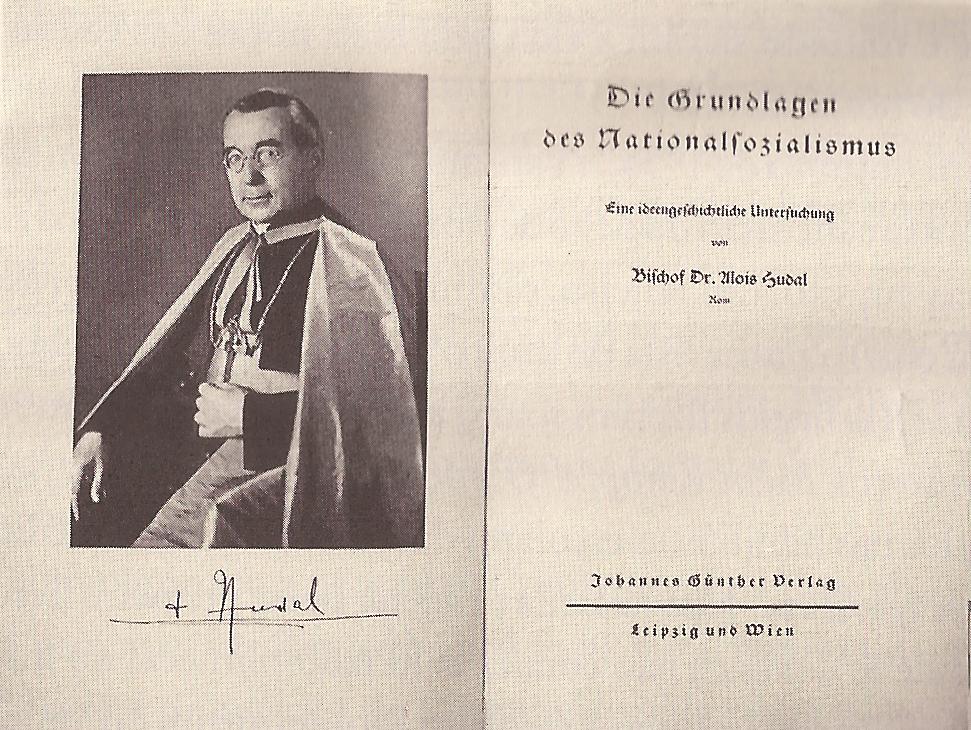 Umexemplar de Fundamentos do nacional-socialismo, de Alois Hudal ...
