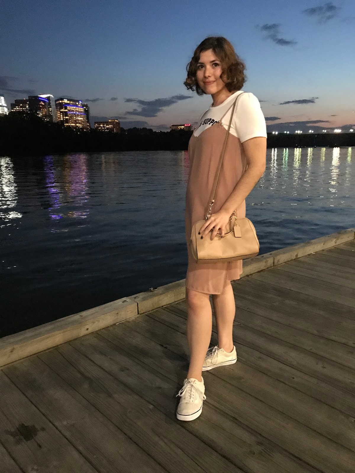 Wearing a Slip Dress to Work