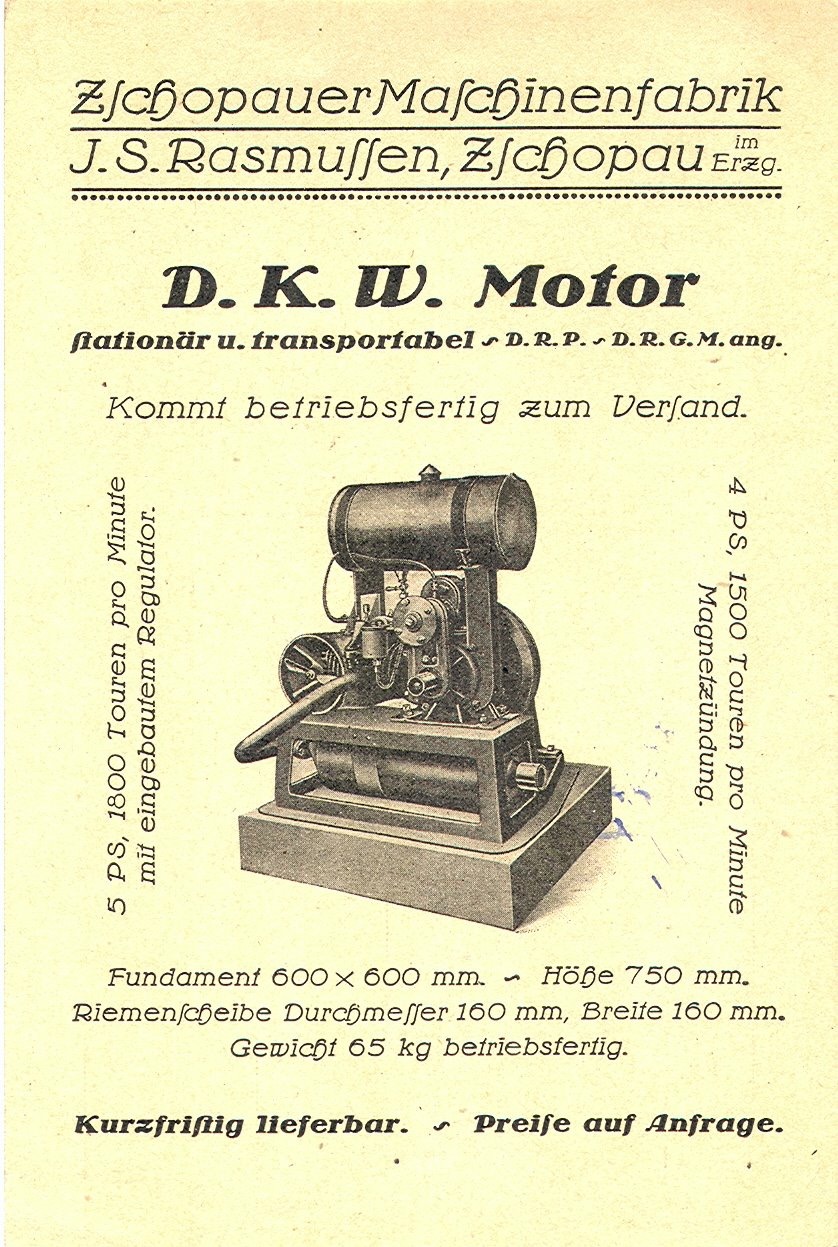 DKW Auto-Union Project: DKW Diesel Engines