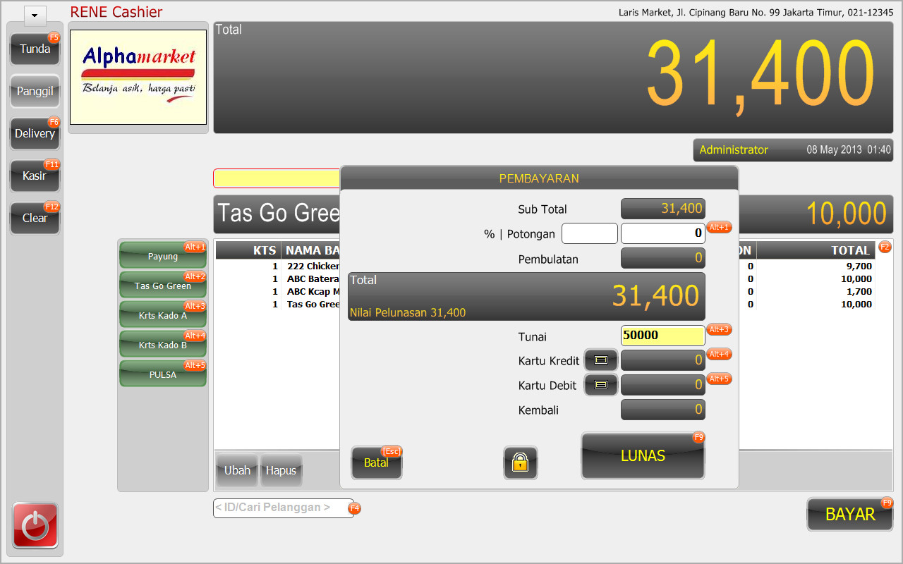 software gratistis: RENE 2 POS