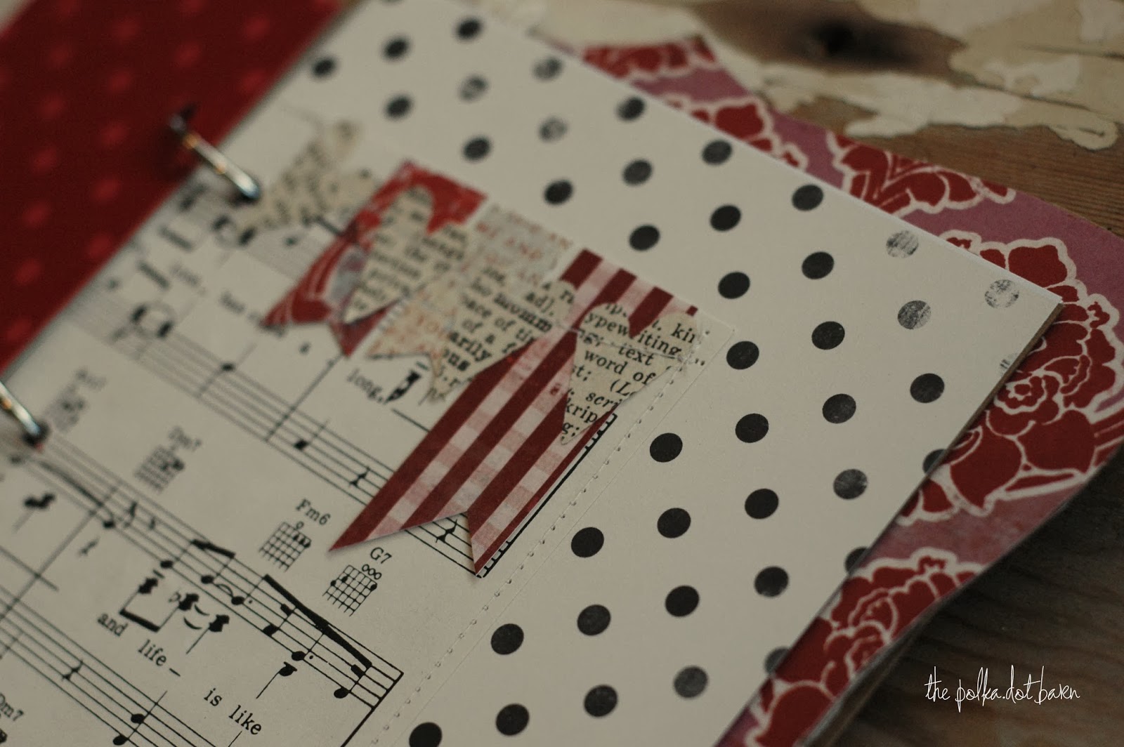 the polka dot barn: you are LOVED mini book