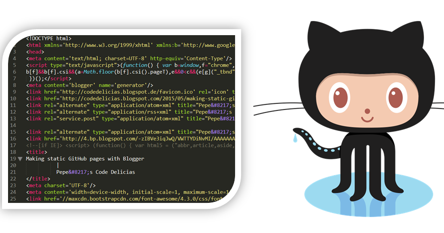 Making static GitHub pages with Blogger or other dynamic site generator ...