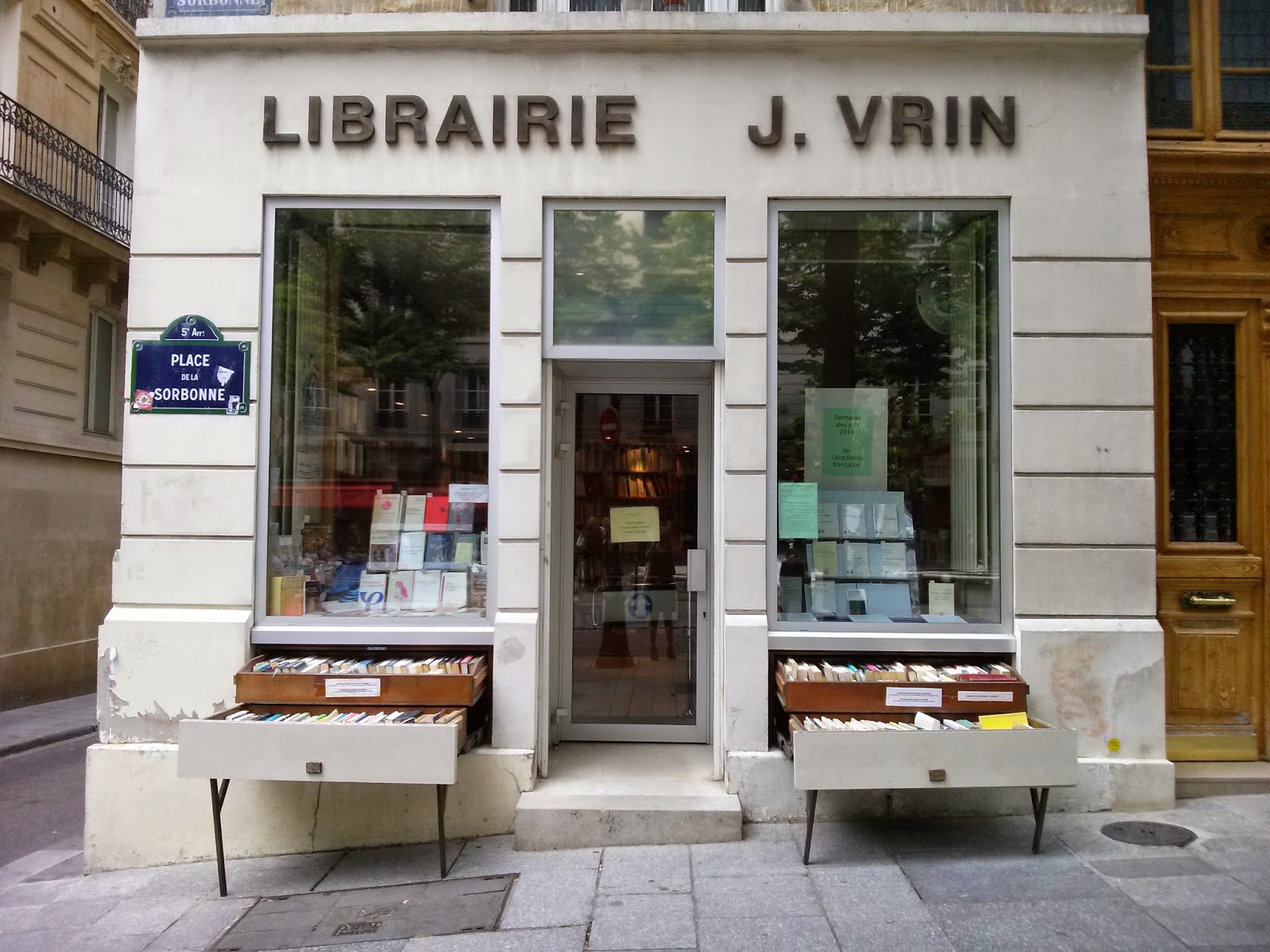 la chambre verte: LIBRAIRIE J. VRIN
