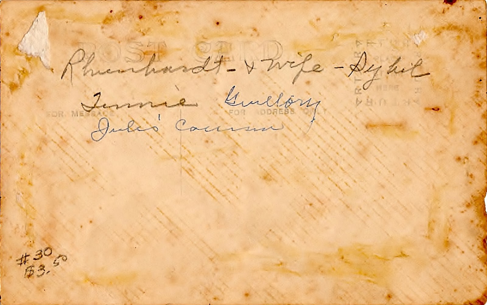 Find Family Photos: Sybil and Tennie Guillory and Reinhardt (?) 1920's