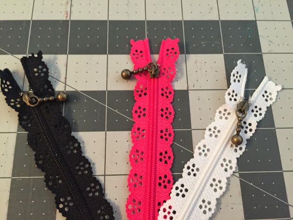 Create Kids Couture: Exposed Lace Zipper, Lace Hems, and Over-sized ...