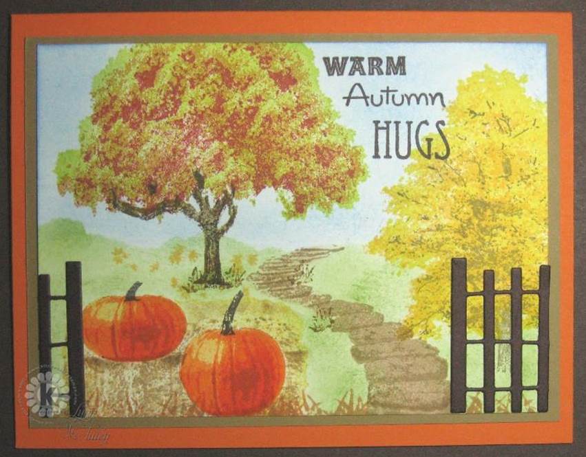 Confessions of a Left-Brained Stamper: Warm Autumn Hugs