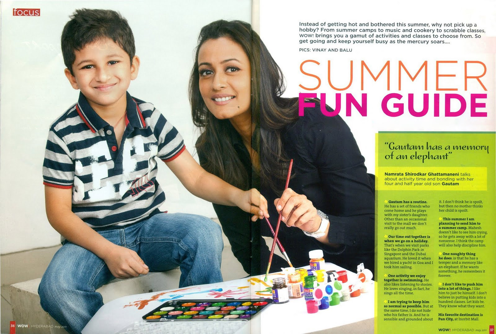 Namratha and Gowtham on Cover Page of Wow Hyd - Hot PHOTOSHOOT ...