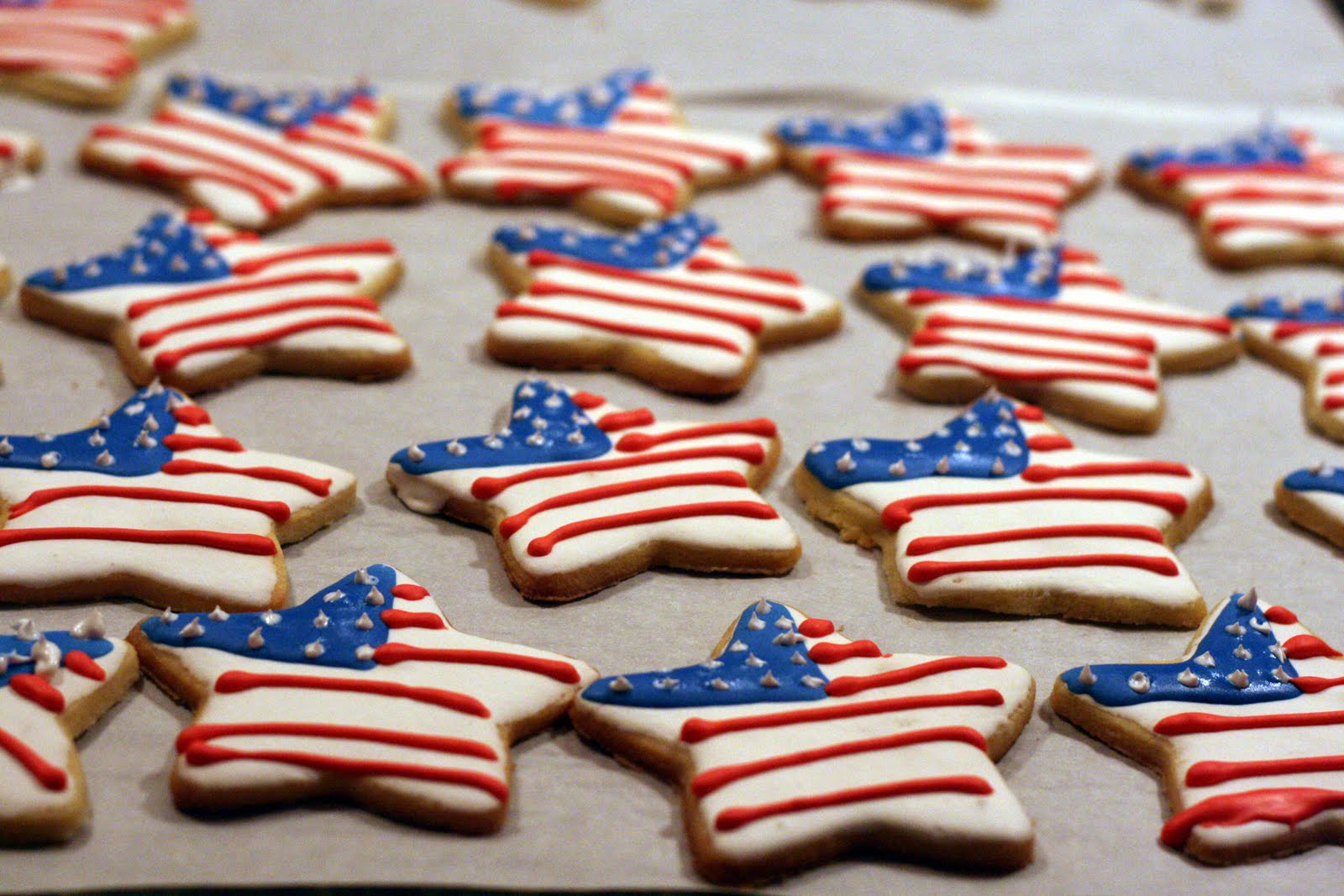 Priscillas: flag cookies