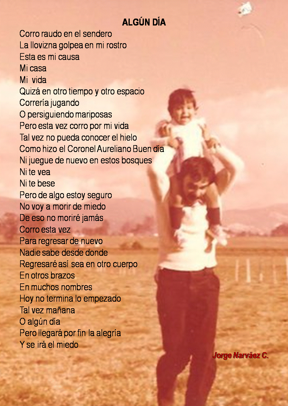 CUENTOS URBANOS Y OTROS POEMAS: ALGÚN DÍA