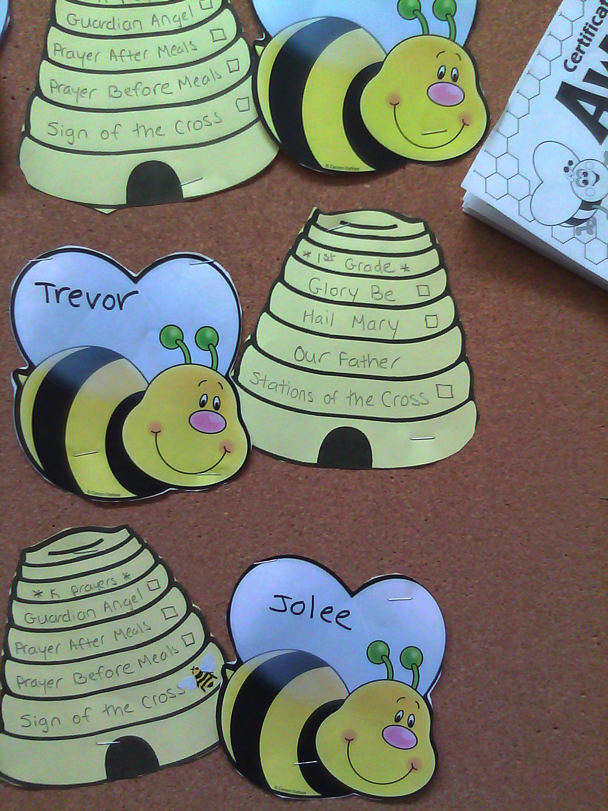 RE Teacher- Catholic Religious Education Resources: Bumble Bee Bulletin ...