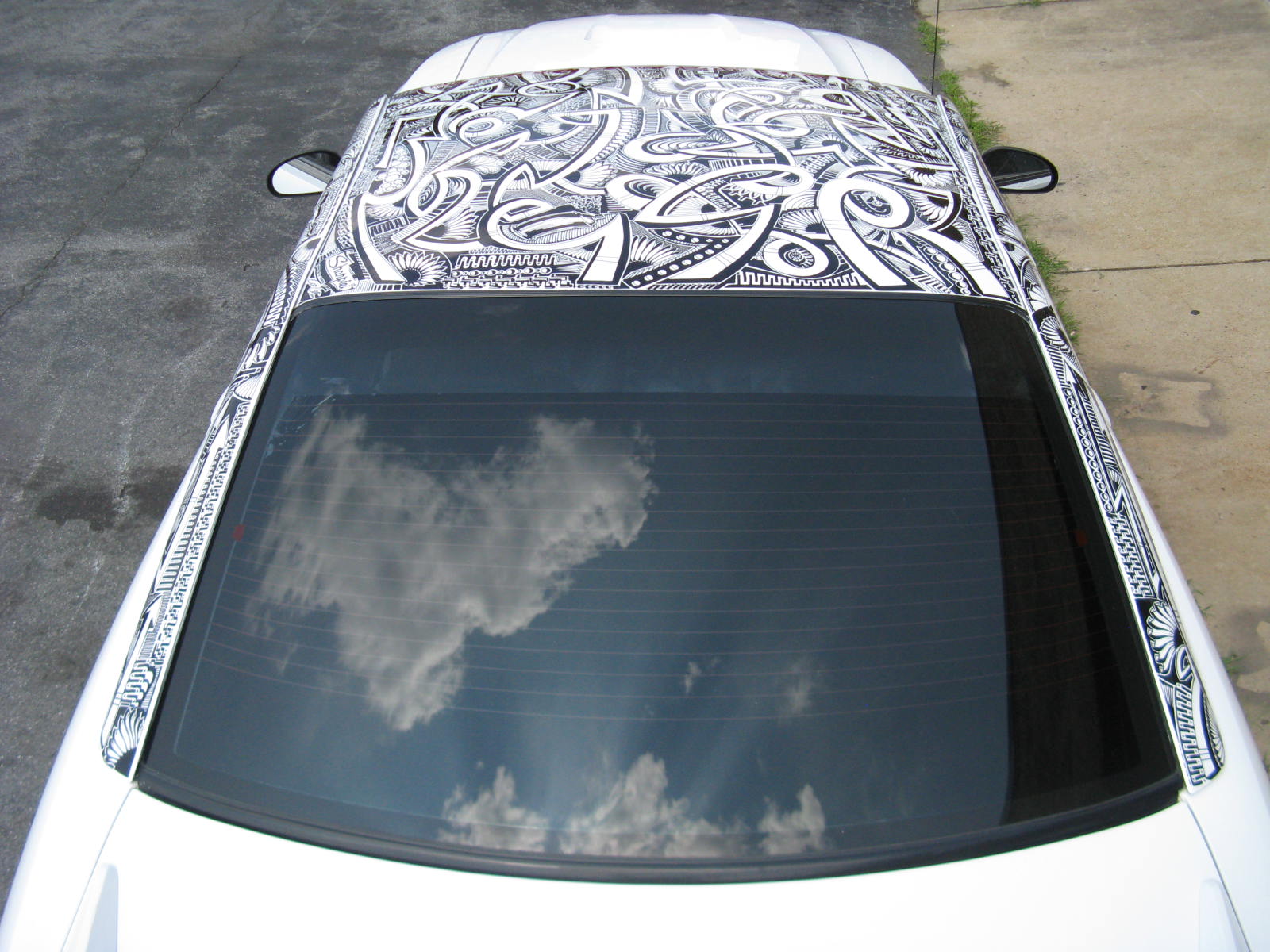 Pinstripe Chris: The Sharpie Mustang part 7 FINISHED!!!