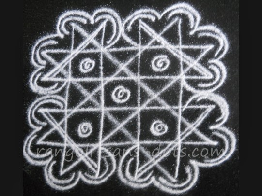 Easy rangoli for beginners 2
