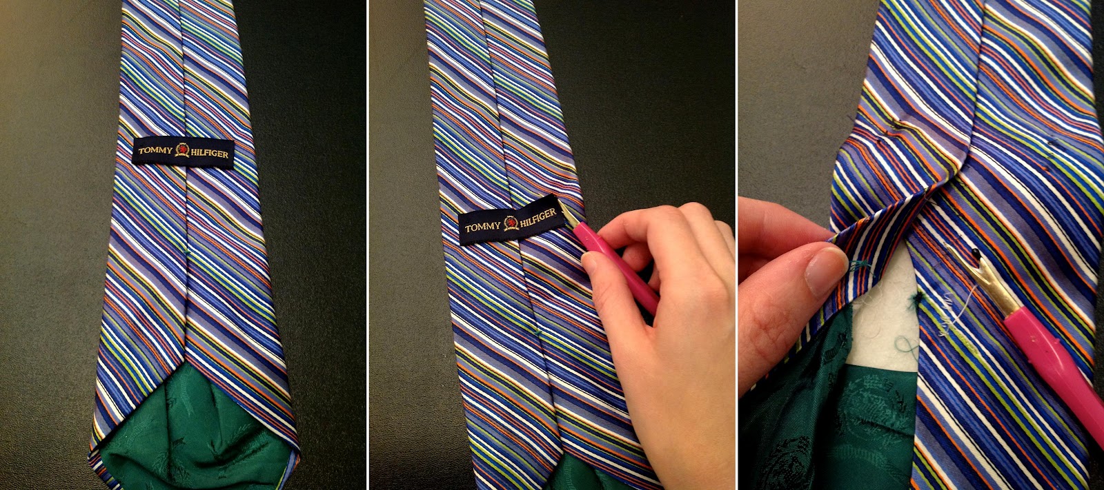 The Creative Cubby: Preppy Projects Week: Ruffle Tie Necklace