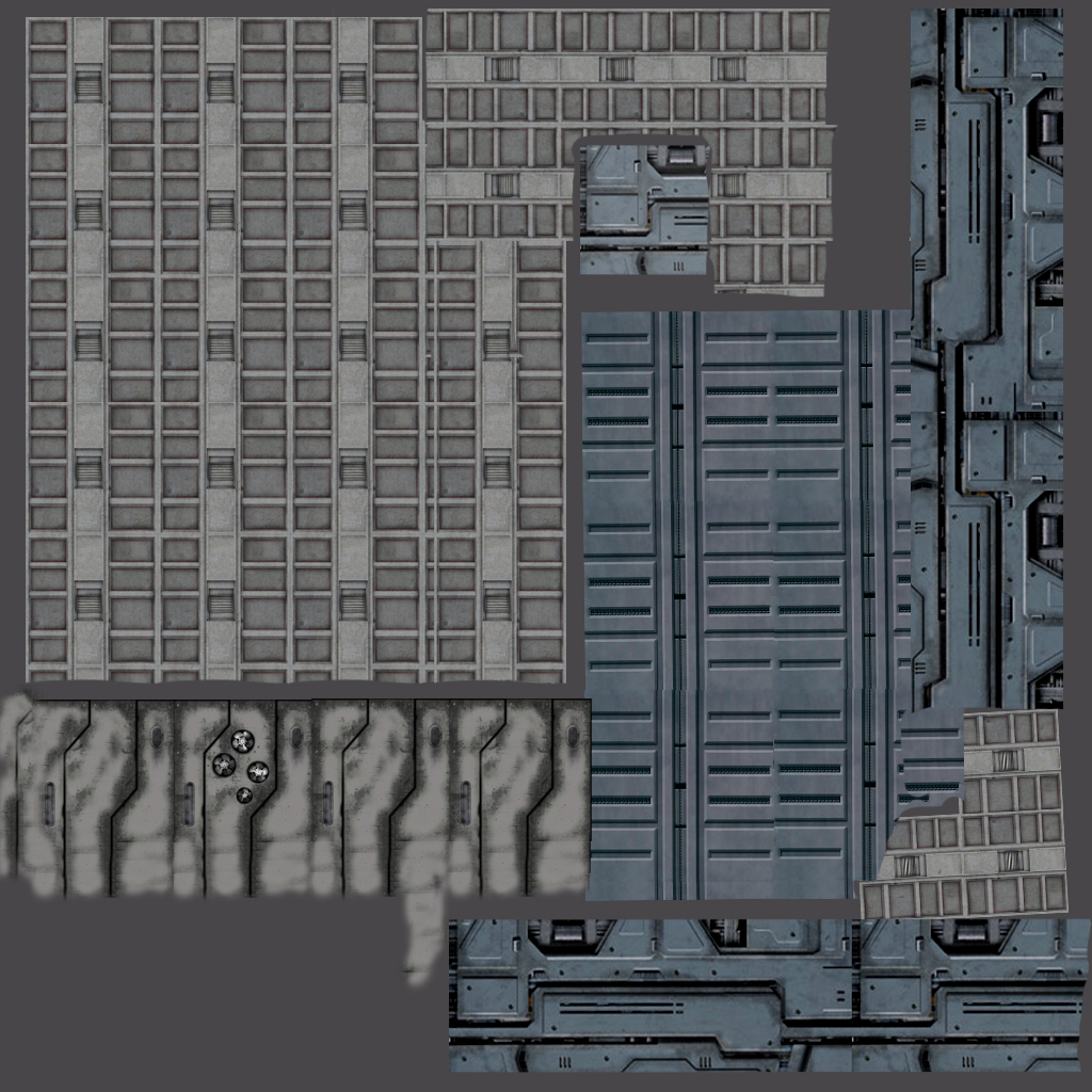 Zeroth+: Exterior buildings, UVW Maps