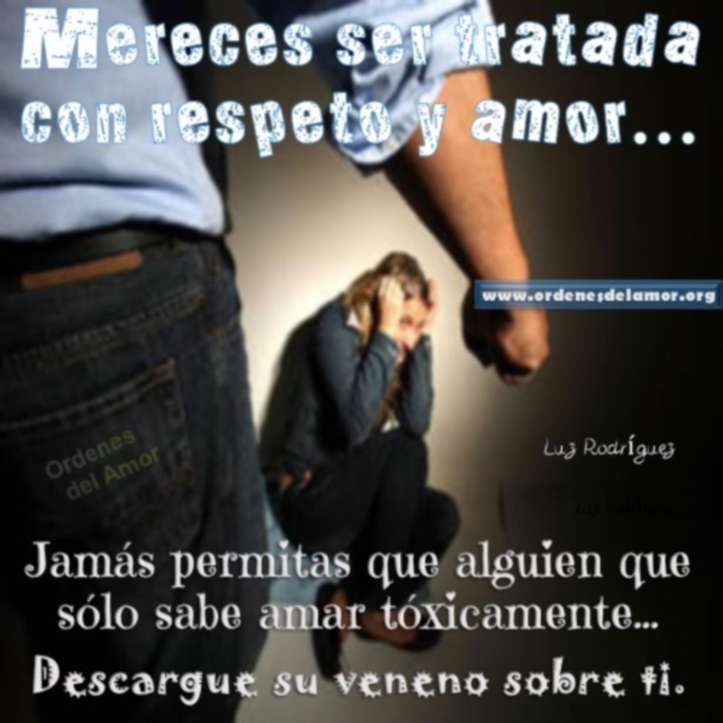 ¿Eres maltratado en tu relación de Pareja? - Órdenes del Amor