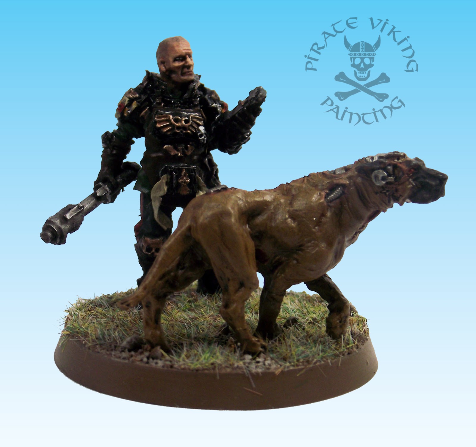 Pirate Viking Painting: One Man and his Dog (Forgeworld Enforcer)