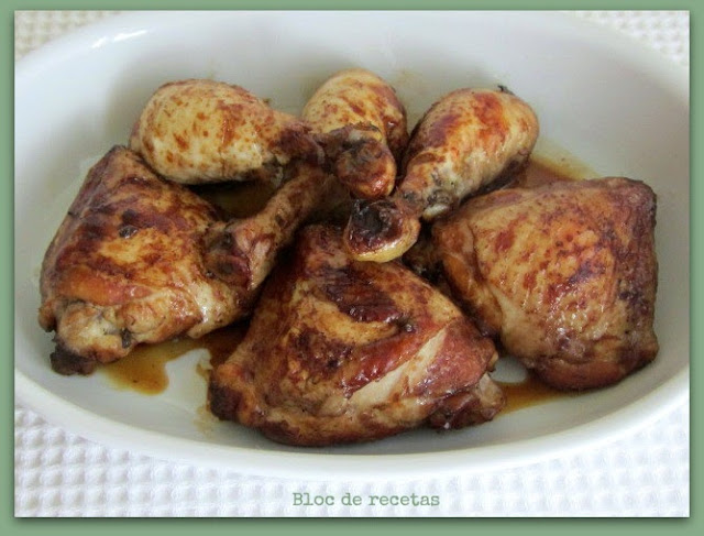 Bloc de recetas: Pollo asado Teriyaki