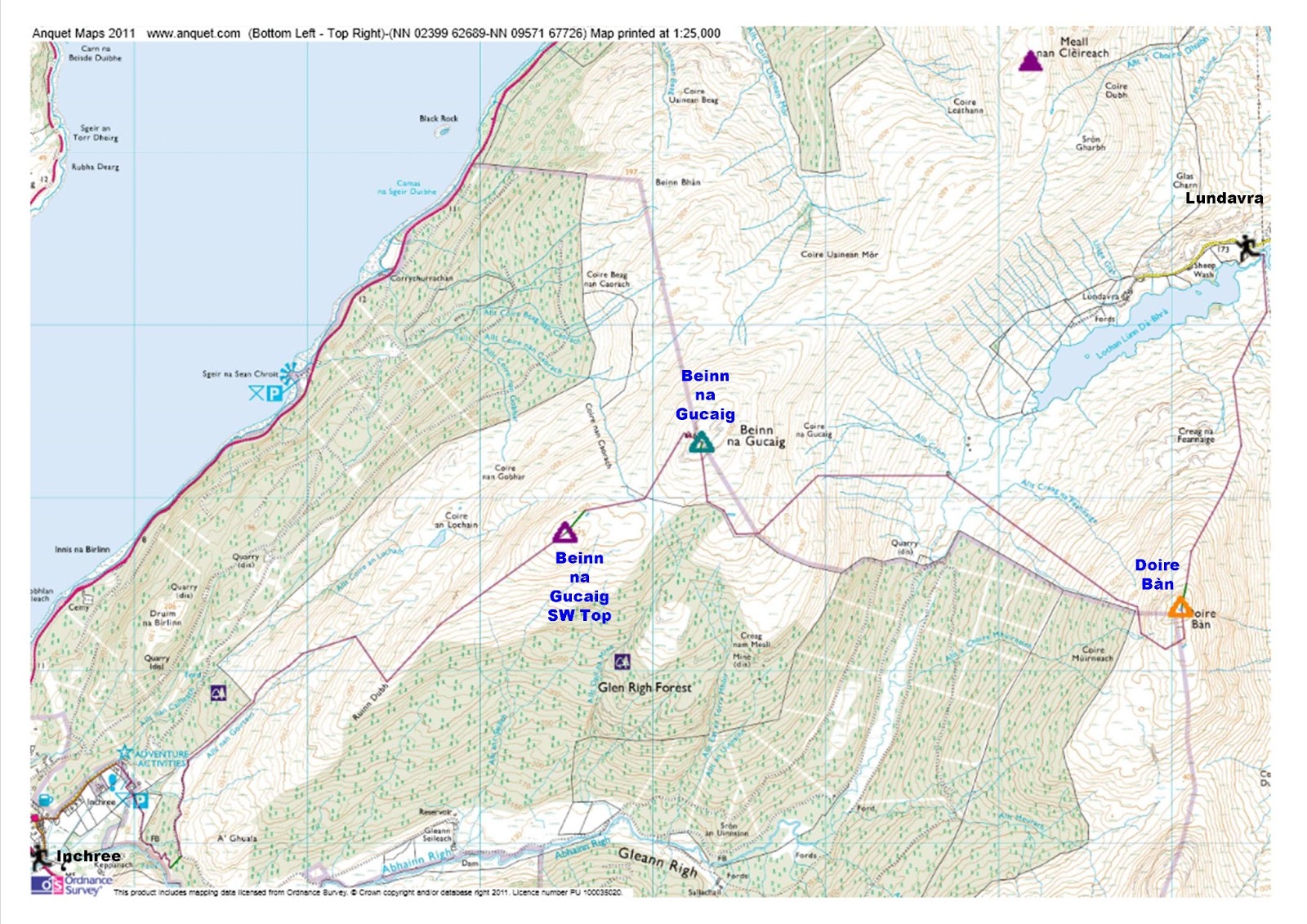 Peak Bagging - The Scottish Munros: January 2013 - Cluanie Inn ...