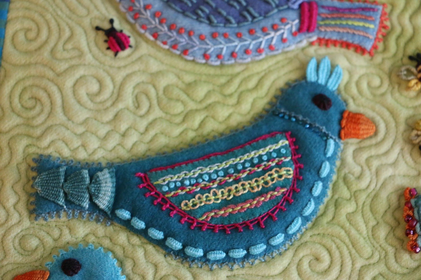 shhdesigns: Day one Stitching with Sue Spargo