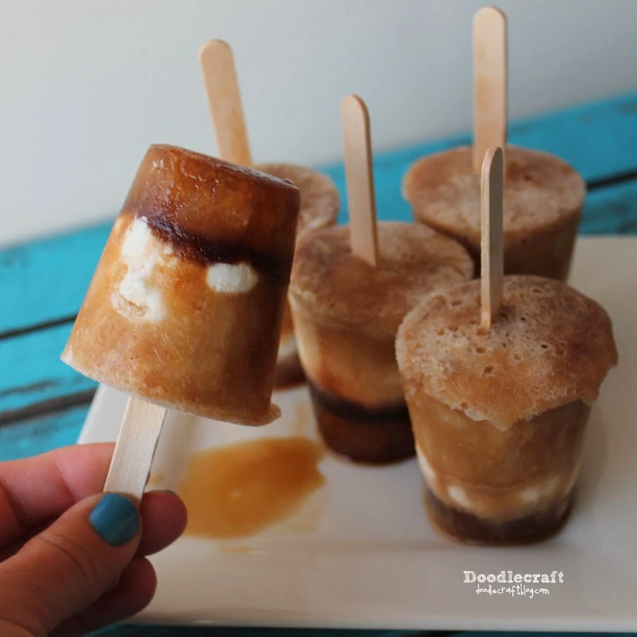 Root Beer Float Popsicles!