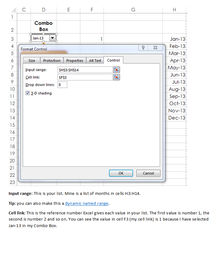 Microsoft Product Training: Excel - How to Insert Combo Boxes
