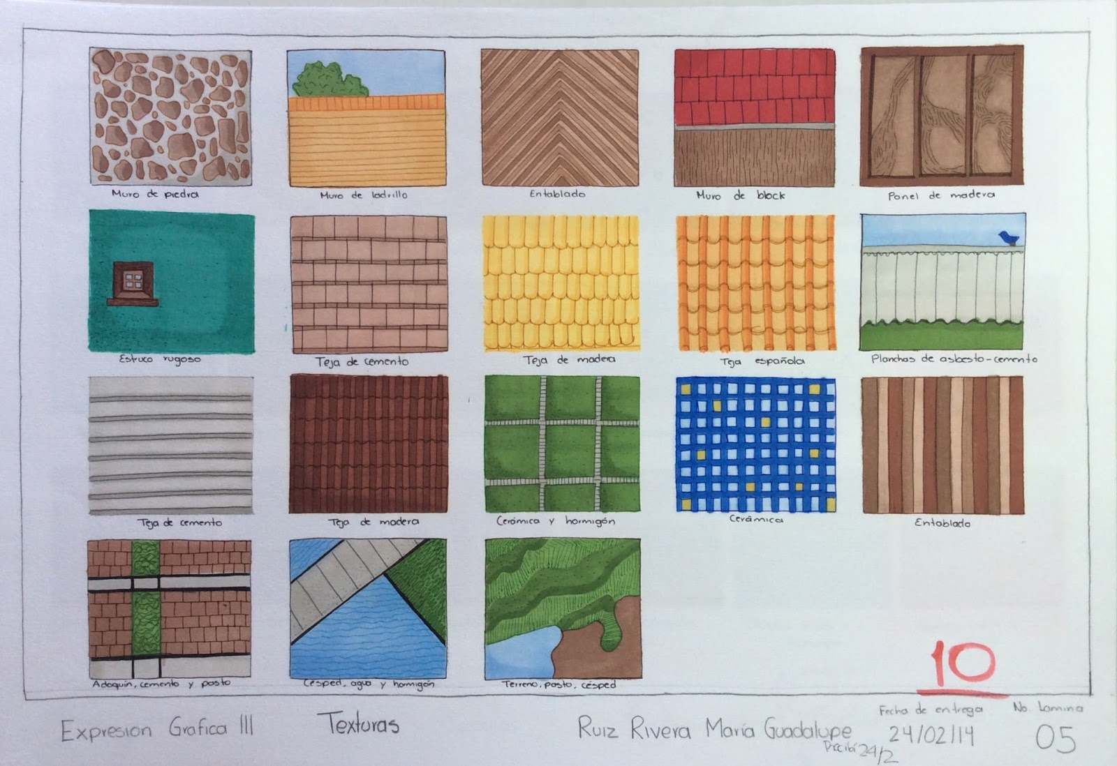 Arquitectos en Proceso: Texturas