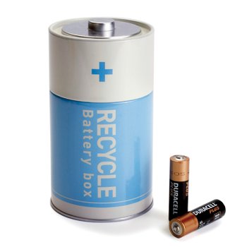 Battery Recycling Box - How to recycle batteries?: Indoor battery ...