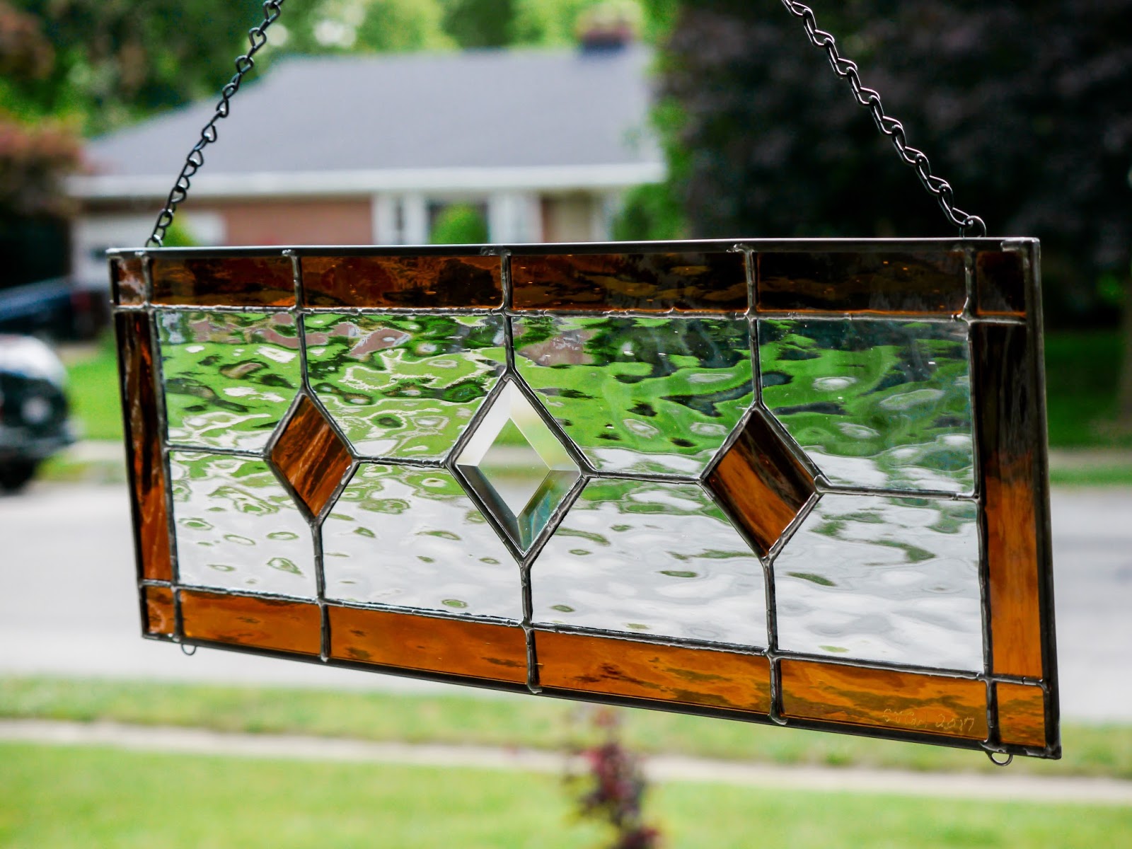 Steve Carl Glass Art: Waterglass Transom