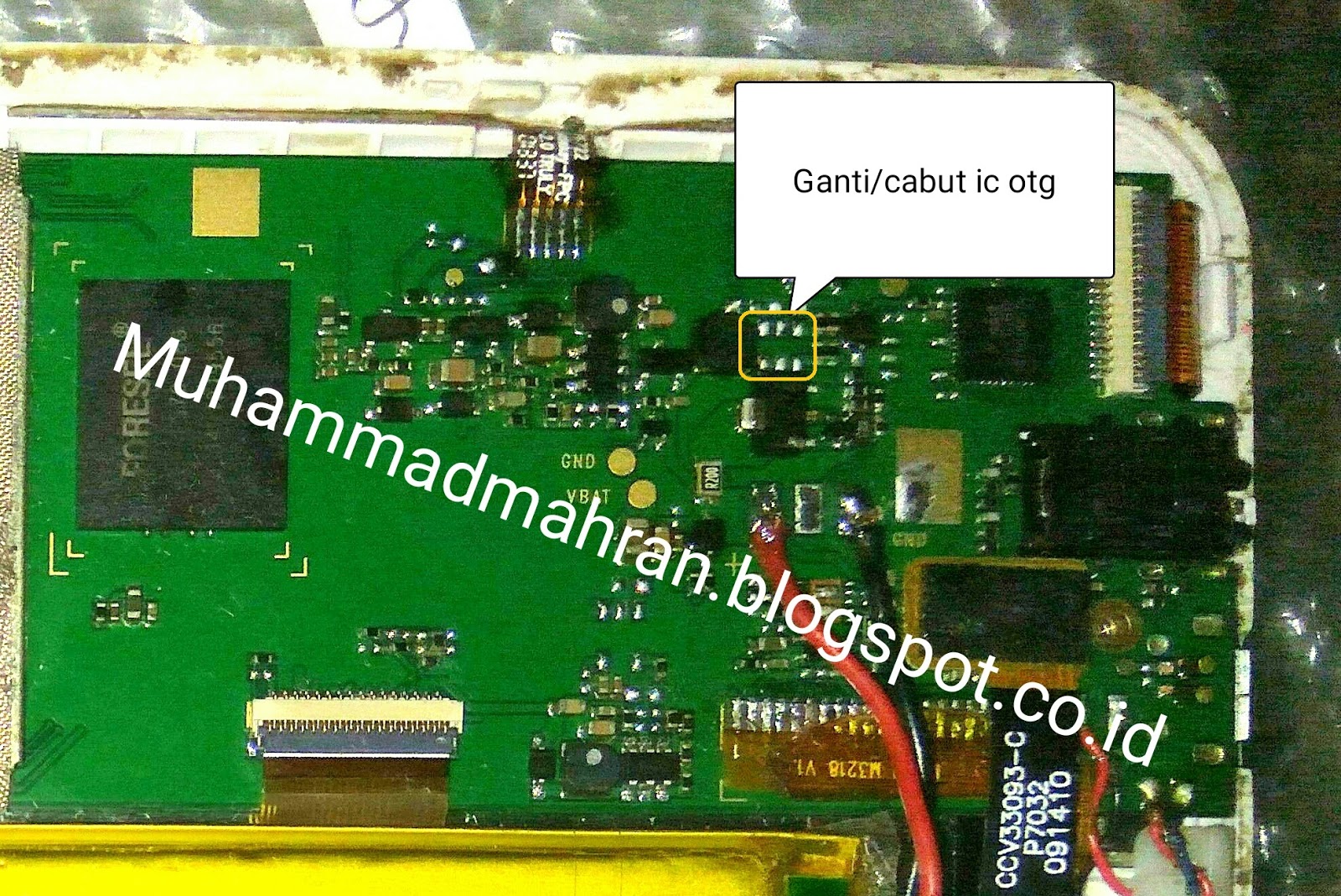 Jalur Konektor Cas Advan T1j - Perangkat Sekolah